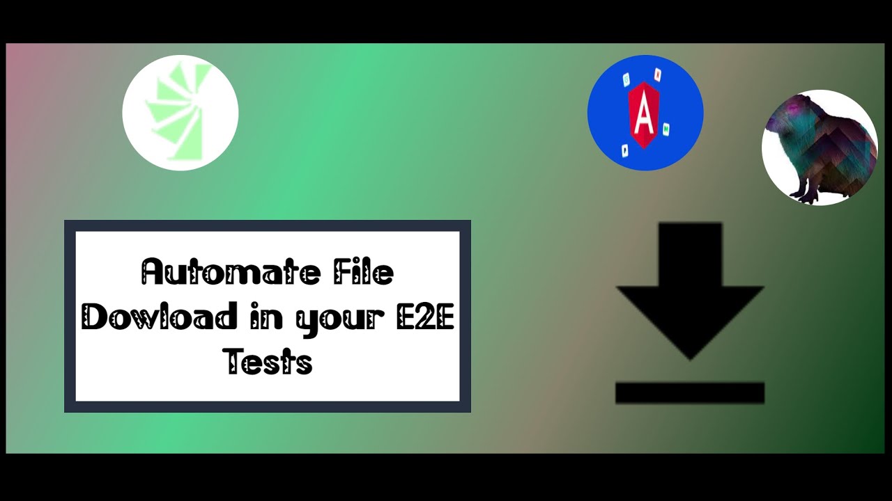 Automate File Download in your E2E Tests - YouTube