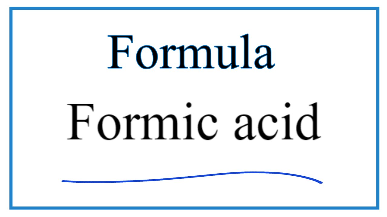 Formic Acid Conjugate Base Structure