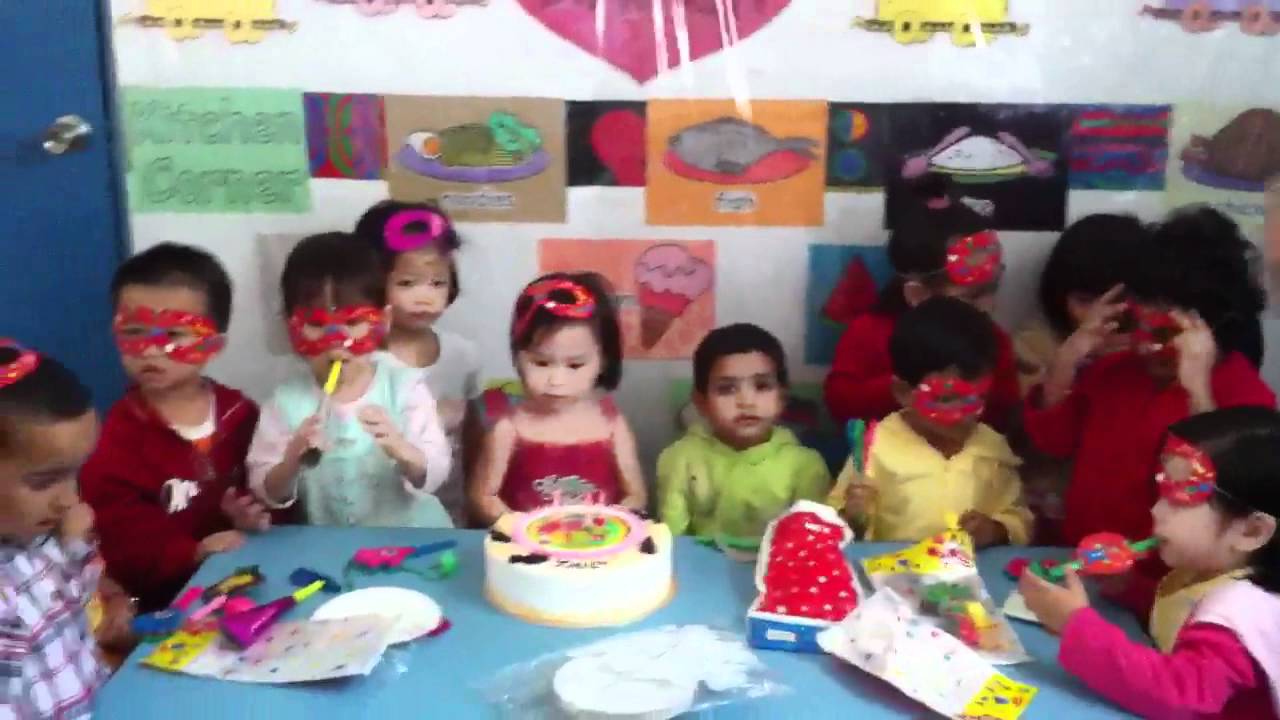 Emily with Barney & Friends cake - YouTube