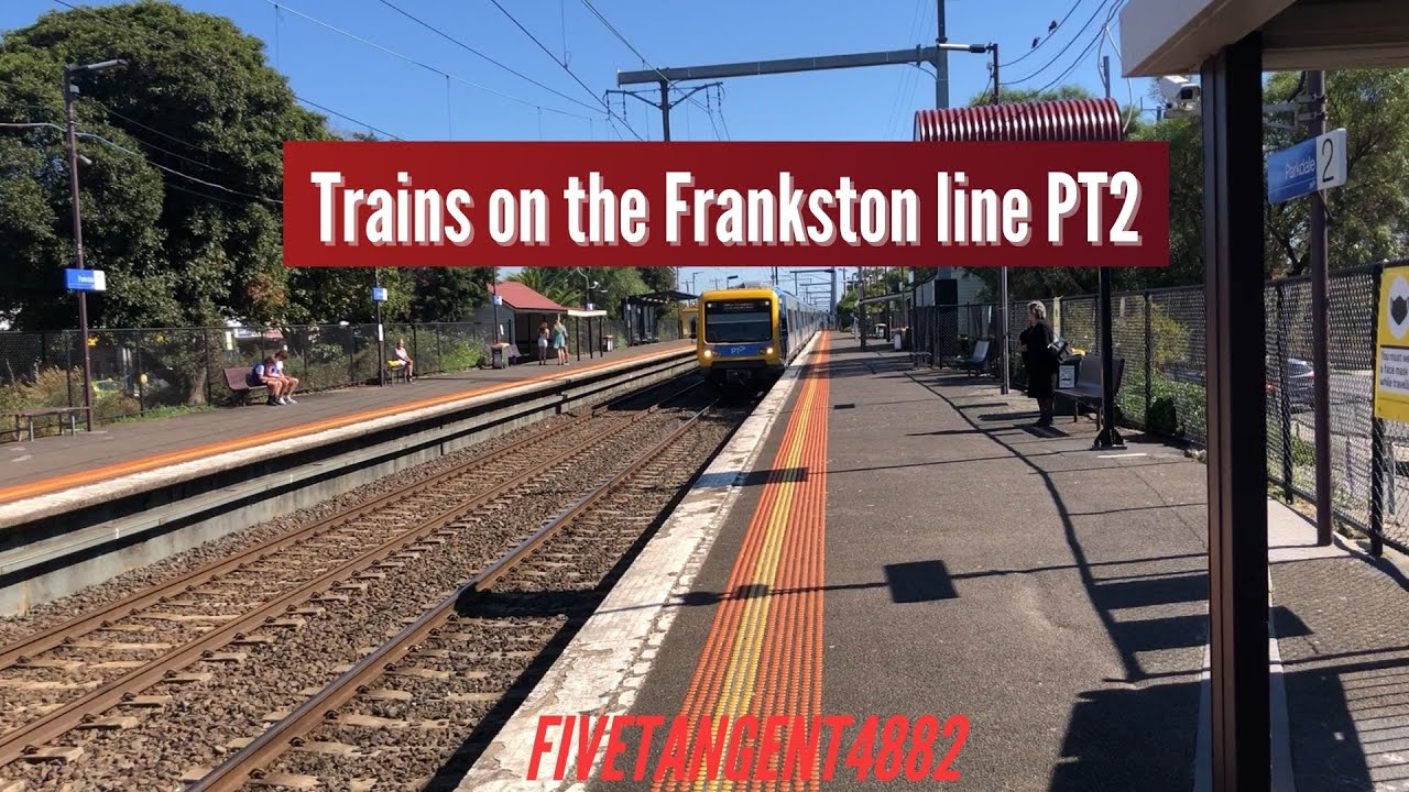 Trains on the Frankston line PT2 - YouTube