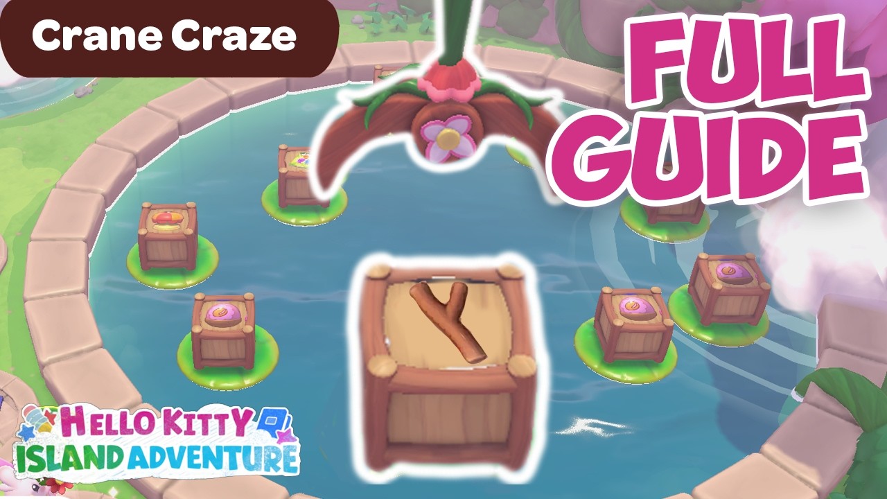 Crane Craze Best Strategy Guide - Hello Kitty Island Adventure - YouTube
