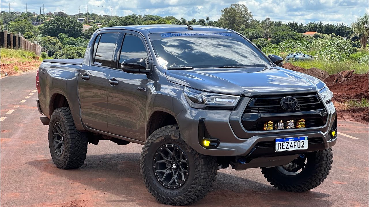 HILUX SR 2021 STAGE2 COM PNEU 295, SUSPENSÃO KING, ESCAPE DIRETO ...