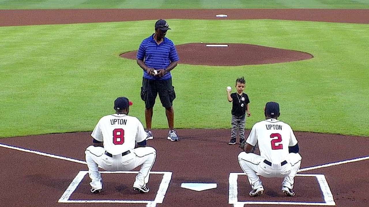 SF@ATL: The Upton family celebrates Father's Day - YouTube