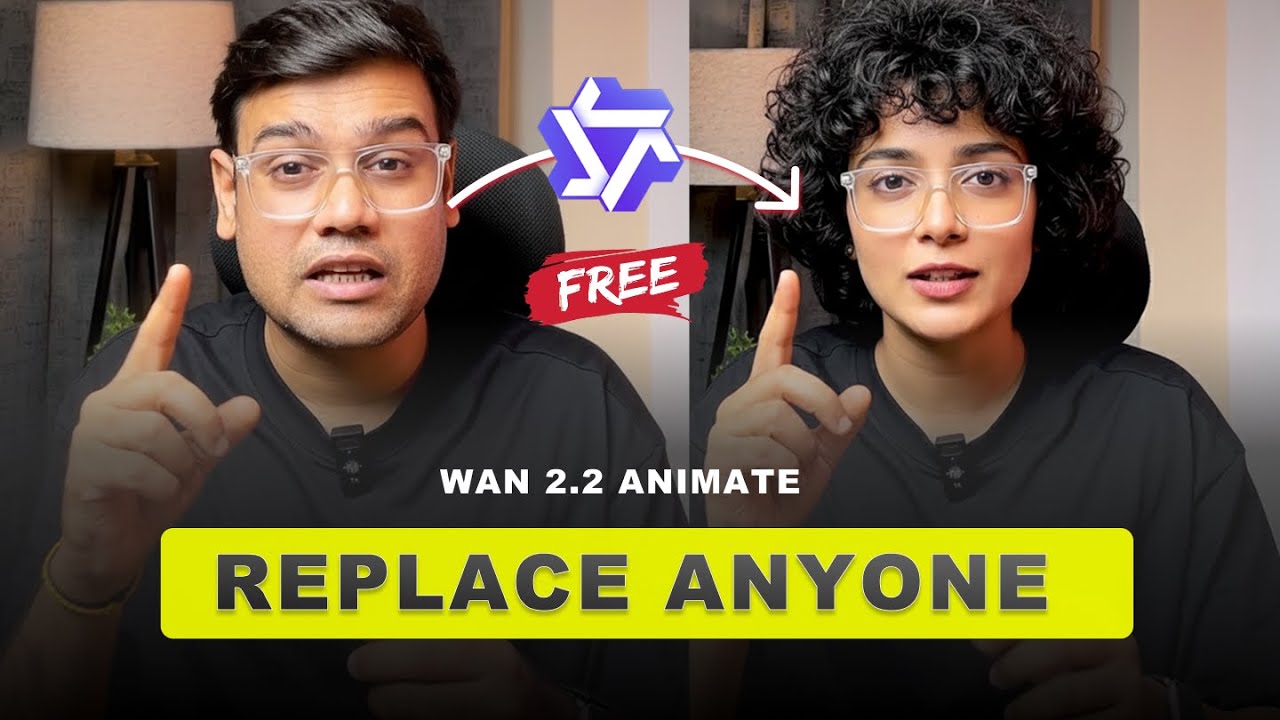 WAN 2.2 Animate Tutorial | FREE AI Tool for Face Swap & Character Replacement - YouTube