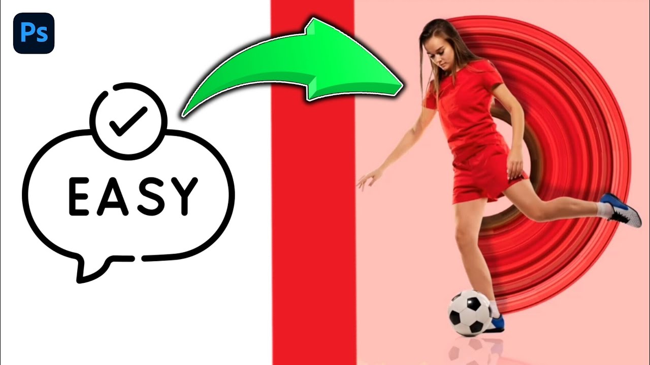 Photoshop Tutorial : Make A Beginner Trick In Adobe Photoshop - YouTube