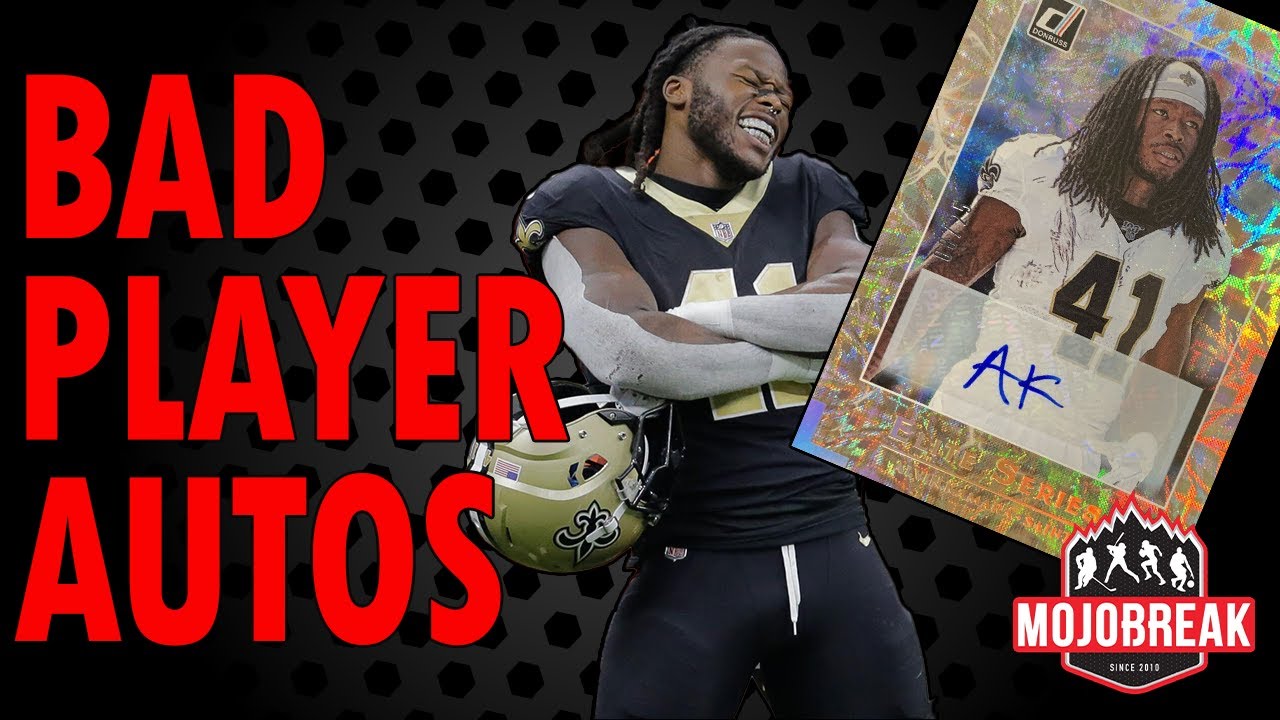 Alvin Kamara & More Bad Trading Card Autographs - YouTube