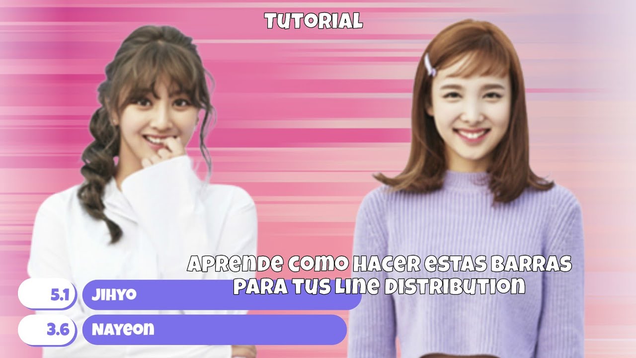 Aprende hacer estas barras para tus Line Distribution/Tutorial - YouTube