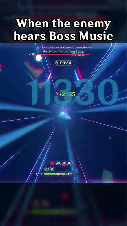 WHEN THE ENEMY HEARS BOSS MUSIC - YouTube