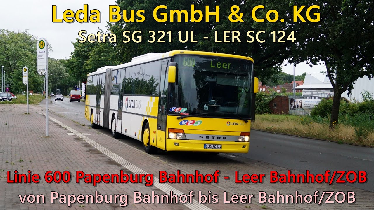 [Sound] Bus Setra SG 321 UL von Leda Bus GmbH & Co. KG - LER SC 124 (ZF ...