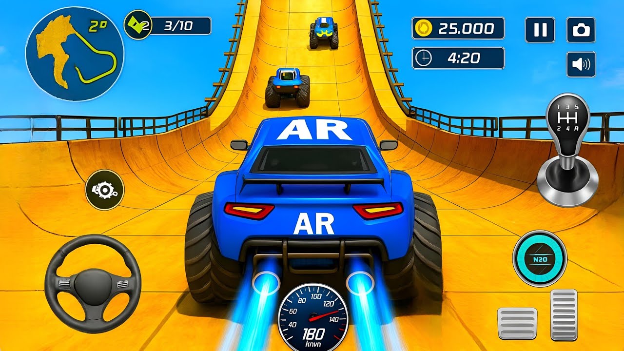 GT Master Monster Truck Stunt - Android Gameplay - YouTube