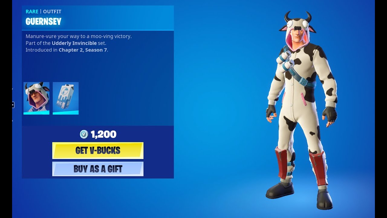*NEW* Guernsey Outfit! - Fortnite Item Shop - June 8, 2021 - YouTube