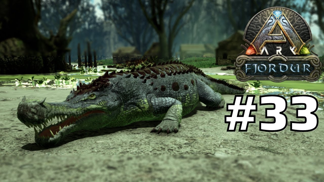 EM BUCA DO CROCODILO IMPERADOR PARA EXPLORAR OS OCEANOS!!! ARK FJORDUR ...