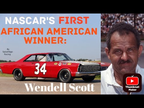 NASCAR'S First African American Winner: Wendell Scott - YouTube