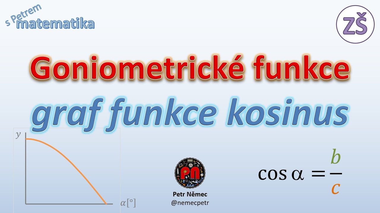 Graf funkce kosinus - Matematika ZŠ - YouTube