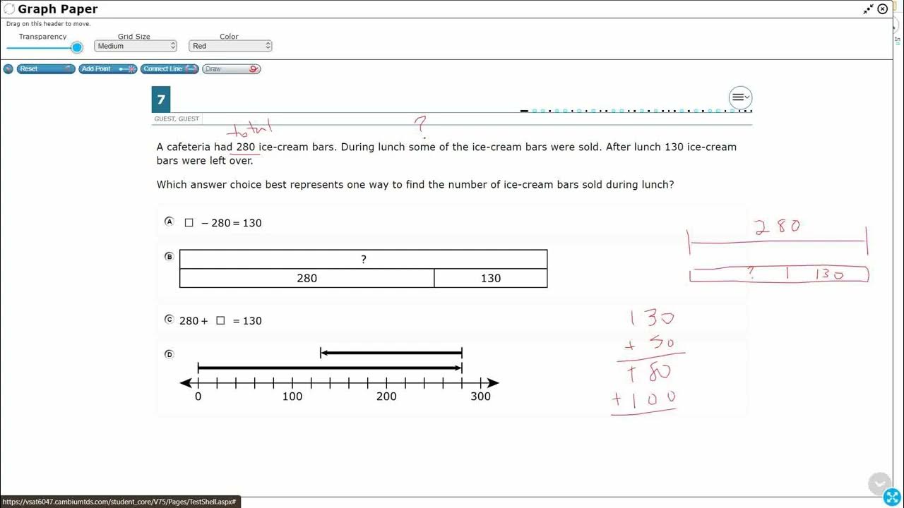 3rd Grade STAAR Practice Representing Addition and Subtraction Problems ...