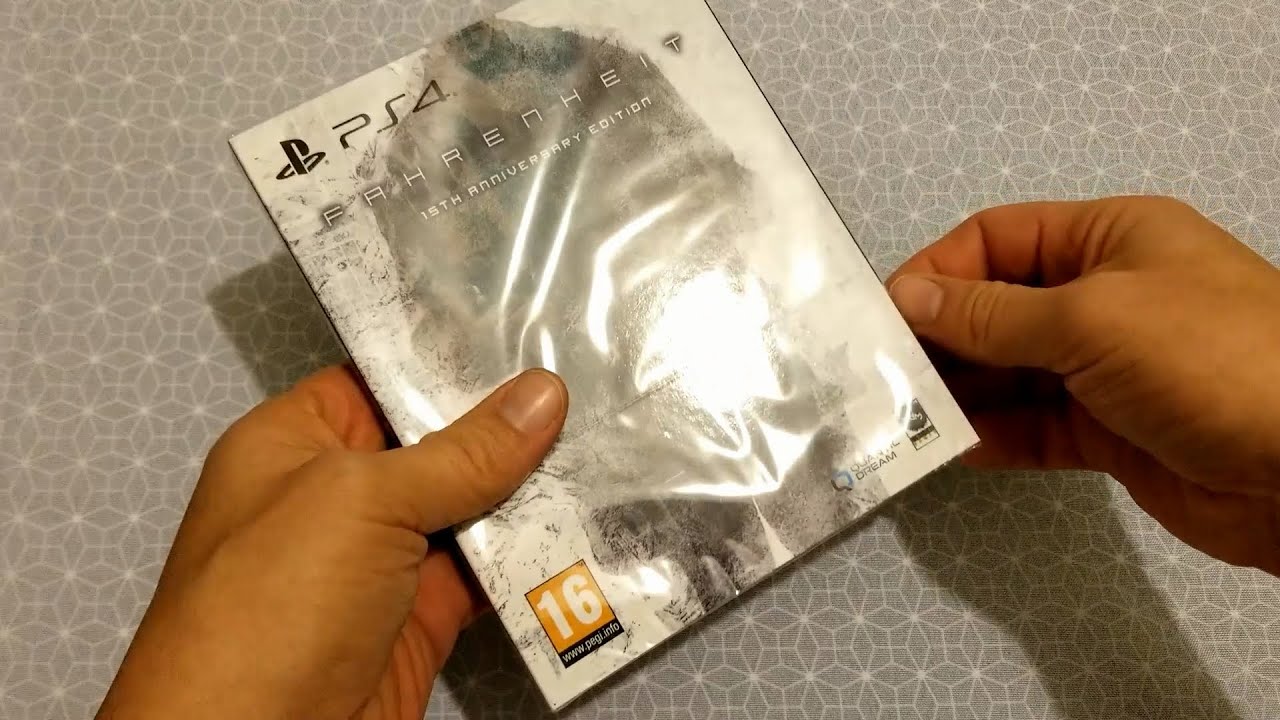 UNBOXING FAHRENHEIT 15TH ANNIVERSARY EDITION - PS4 - YouTube