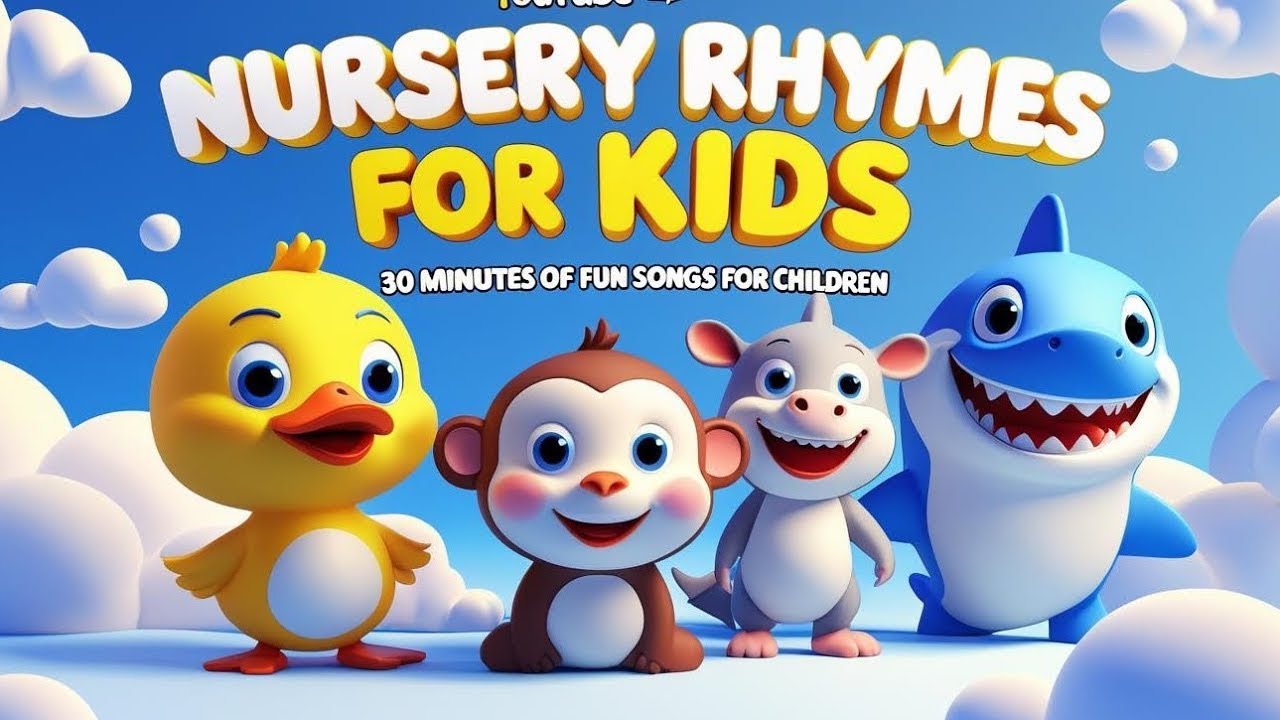 Nursery Rhymes for Kids | 30 Minutes of Fun Songs for Children - YouTube