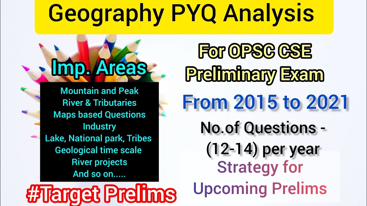 Geography PYQ Analysis for OPSC CSE Prelims #opsc #opscpreparation # ...
