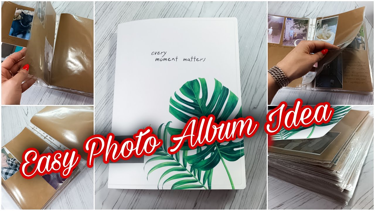 DIY Photo Album//Idea of Creating a Photo Album from simple things ...