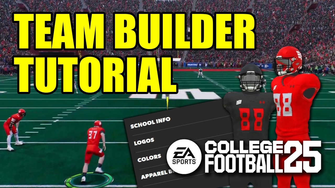 SO MANY OPTIONS - CFB 25 Team Builder Tutorial - YouTube
