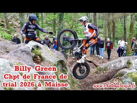 Billy Green - Championnat de France de trial 2026 à Maisse