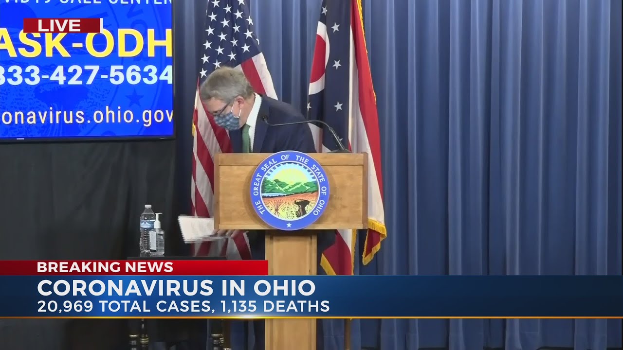 State of Ohio Governor DeWine coronavirus full press conference 5/5 ...