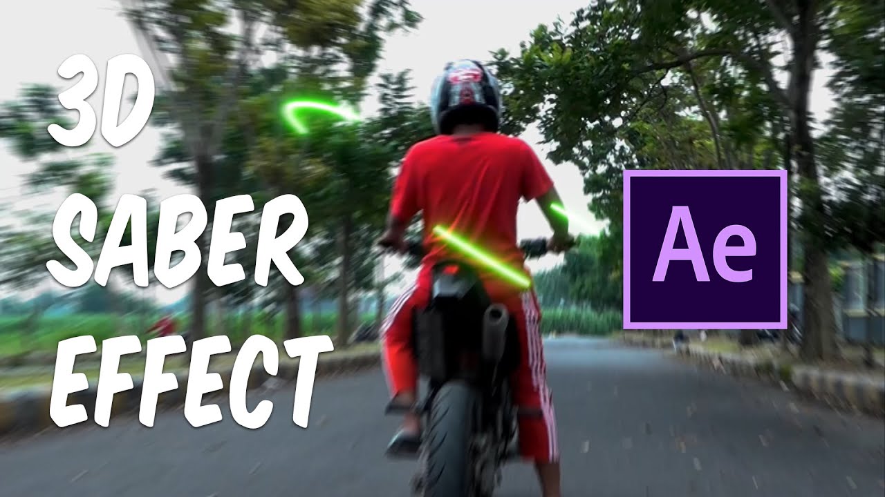 TUTORIAL MEMBUAT 3D SABER EFFECT DI AFTER EFFECT - YouTube