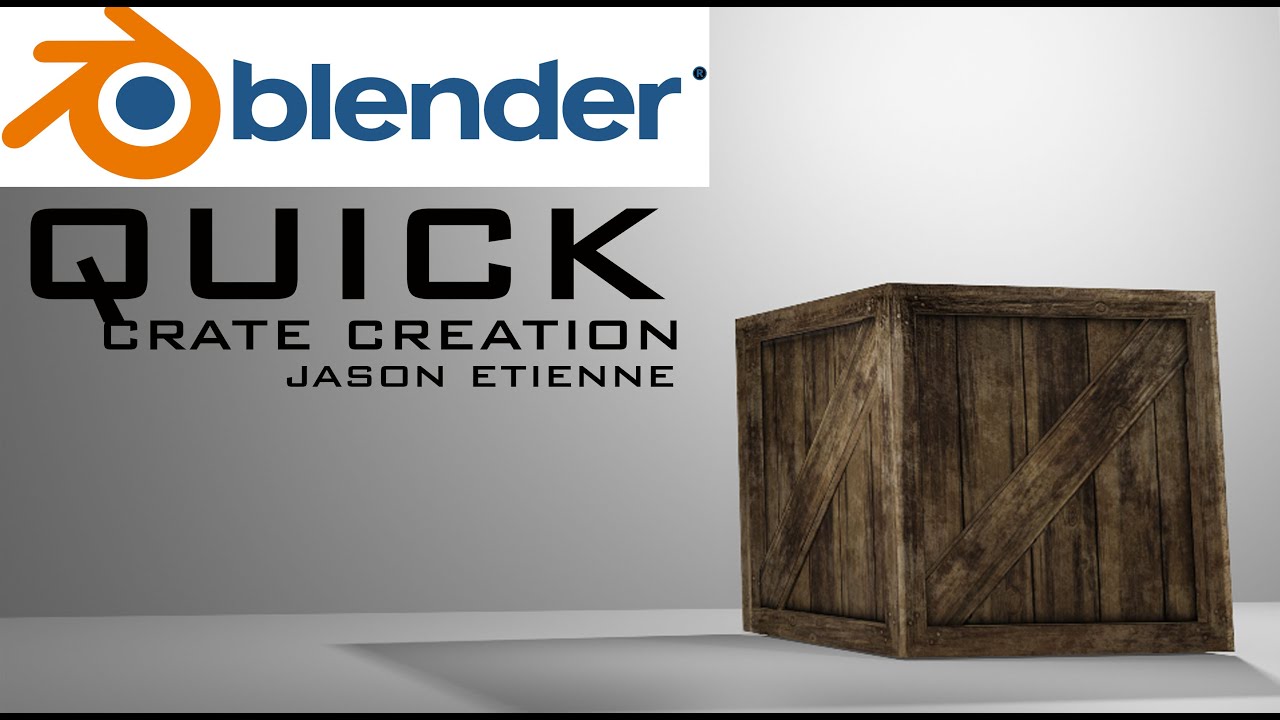Quick Crate Creation in Blender - YouTube