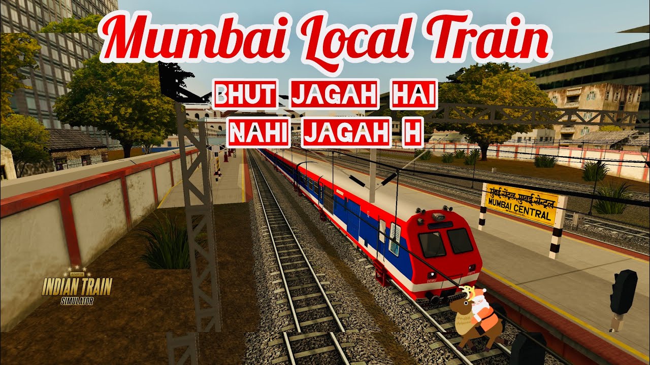Mumbai Local train in indian train simulator new update christmas and ...