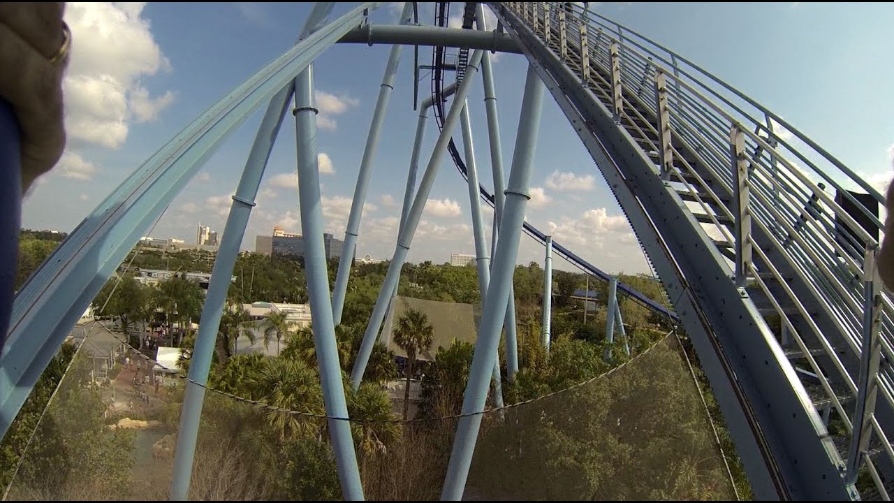 Manta Roller Coaster at Seaworld Orlando - 1st row (HD 720p) - YouTube