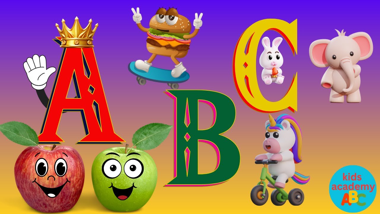 ABC letters for kids/A to Z phonics Song/Alphabet Adventure/educational ...