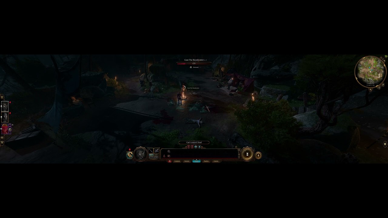 Baldur's Gate 3 Gale murders everyone at camp - YouTube