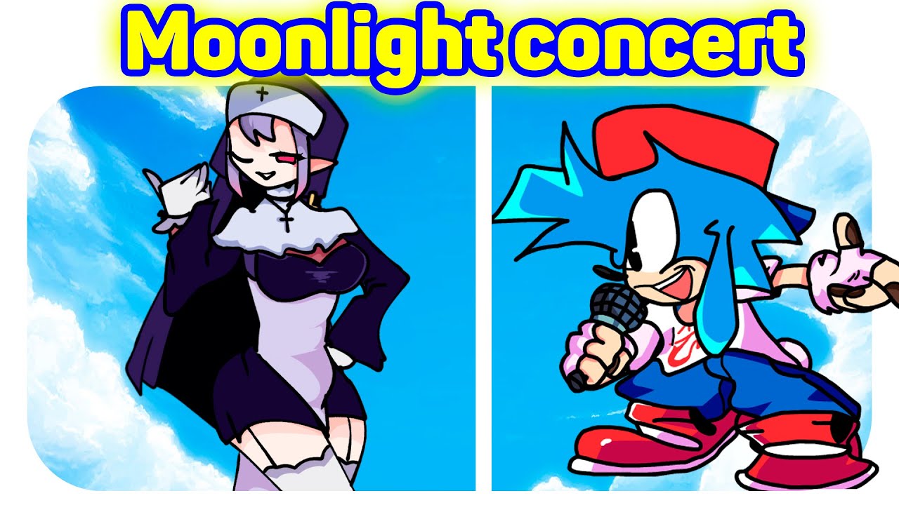 Friday Night Funkin' - VS Fnf Moonlight concert Mod Demo - YouTube