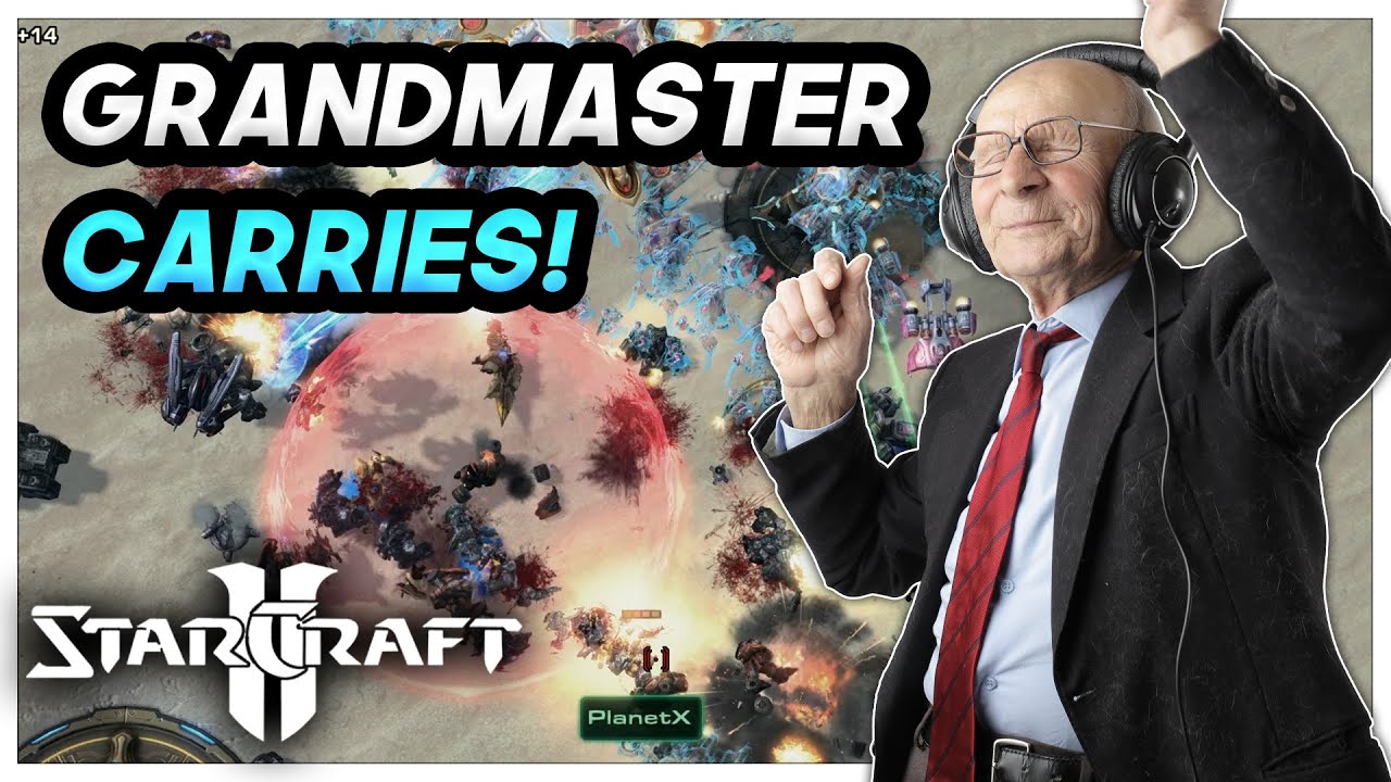 a GRANDMASTER carried us in Direct Strike! Starcraft 2 - YouTube