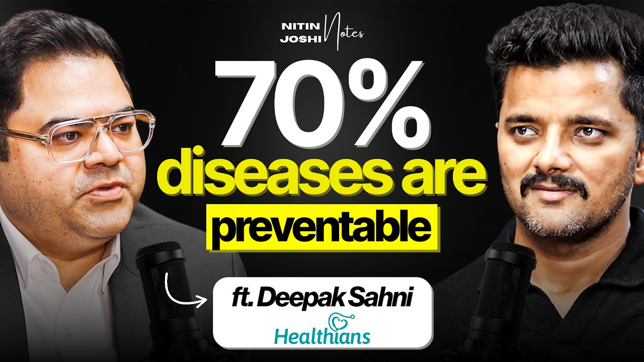 How He Build 2000Cr Health Tech Company | Ft. Deepak Sahni, Healthians ...