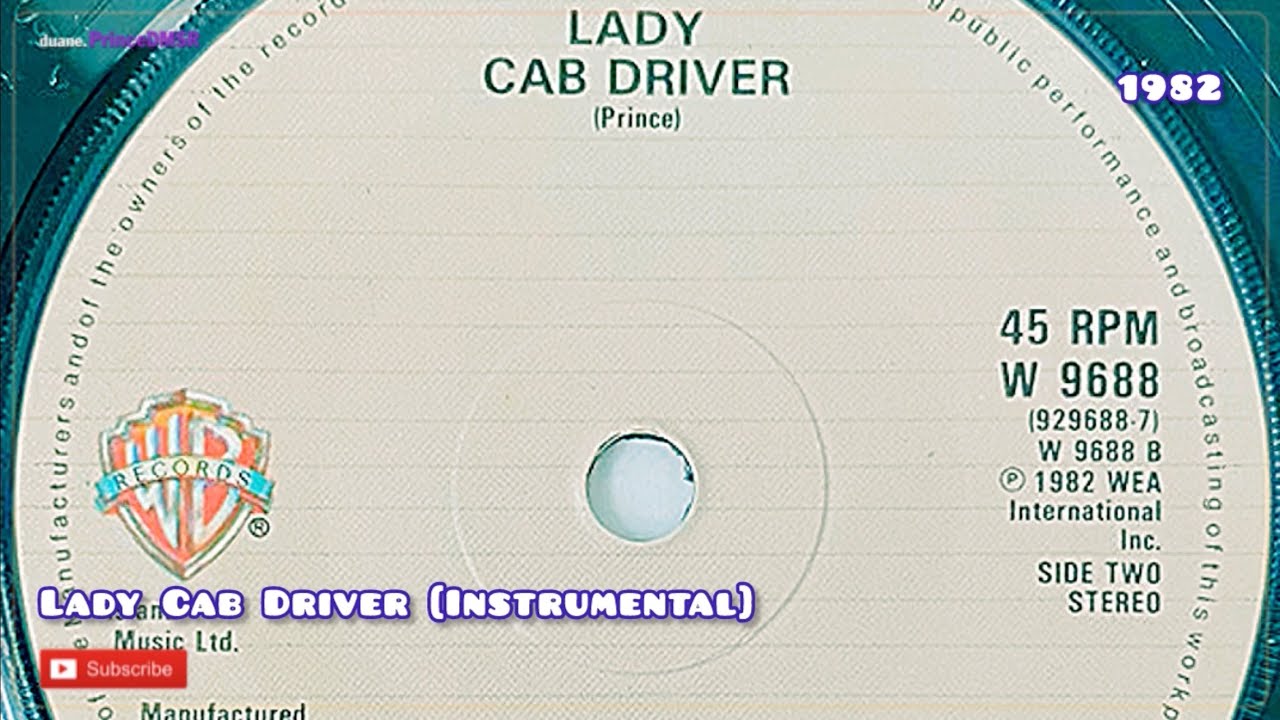 Prince Unreleased 339. Lady Cab Driver [Instrumental] (1982) @duane ...