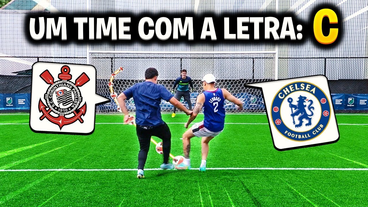 QUAL É O TIME COM A LETRA.. #2 (A REVANCHE!!!) - YouTube