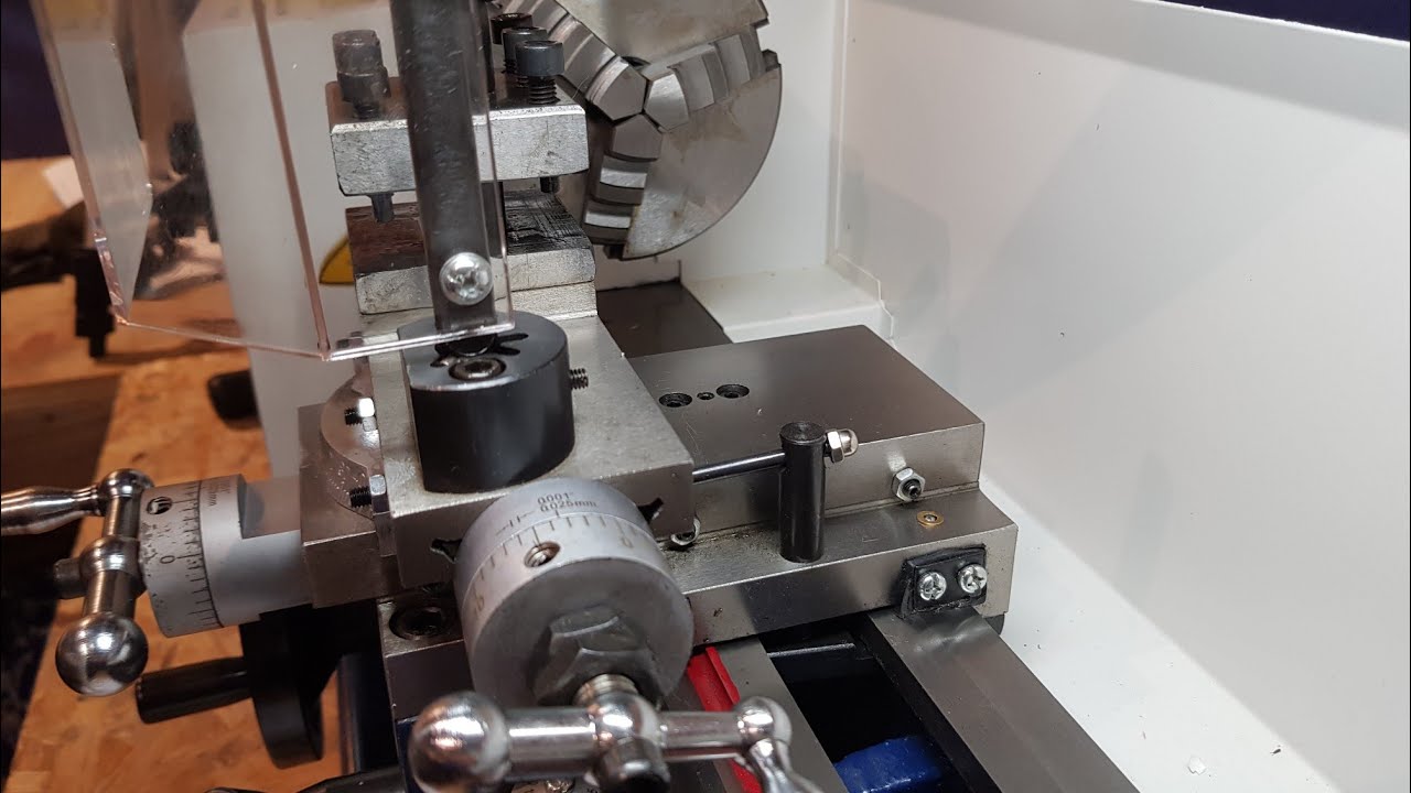 NEW MINI LATHE CARRAIGE LOCK MECHANISM 2018 - YouTube