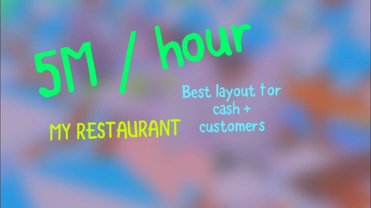 Best My Restaurant Layout April 2023 #roblox #myrestaurantroblox - YouTube