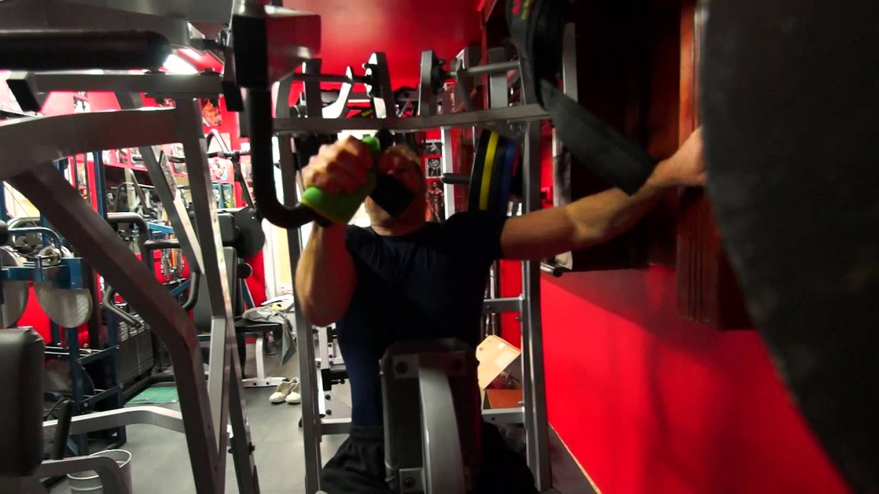 Michael Gundill, 1 arm, high row, Hammer Strength - YouTube
