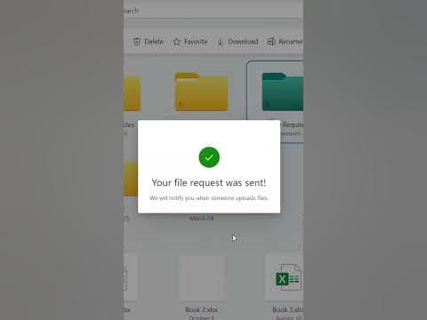 Create a File Upload Request on Microsoft OneDrive #microsoft365 #filerequest - YouTube