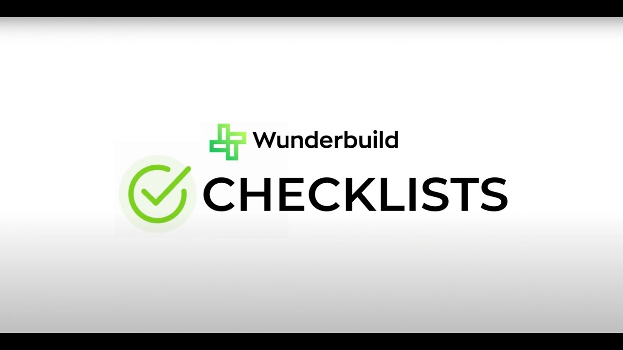 Wunderbuild Checklist Tour - YouTube