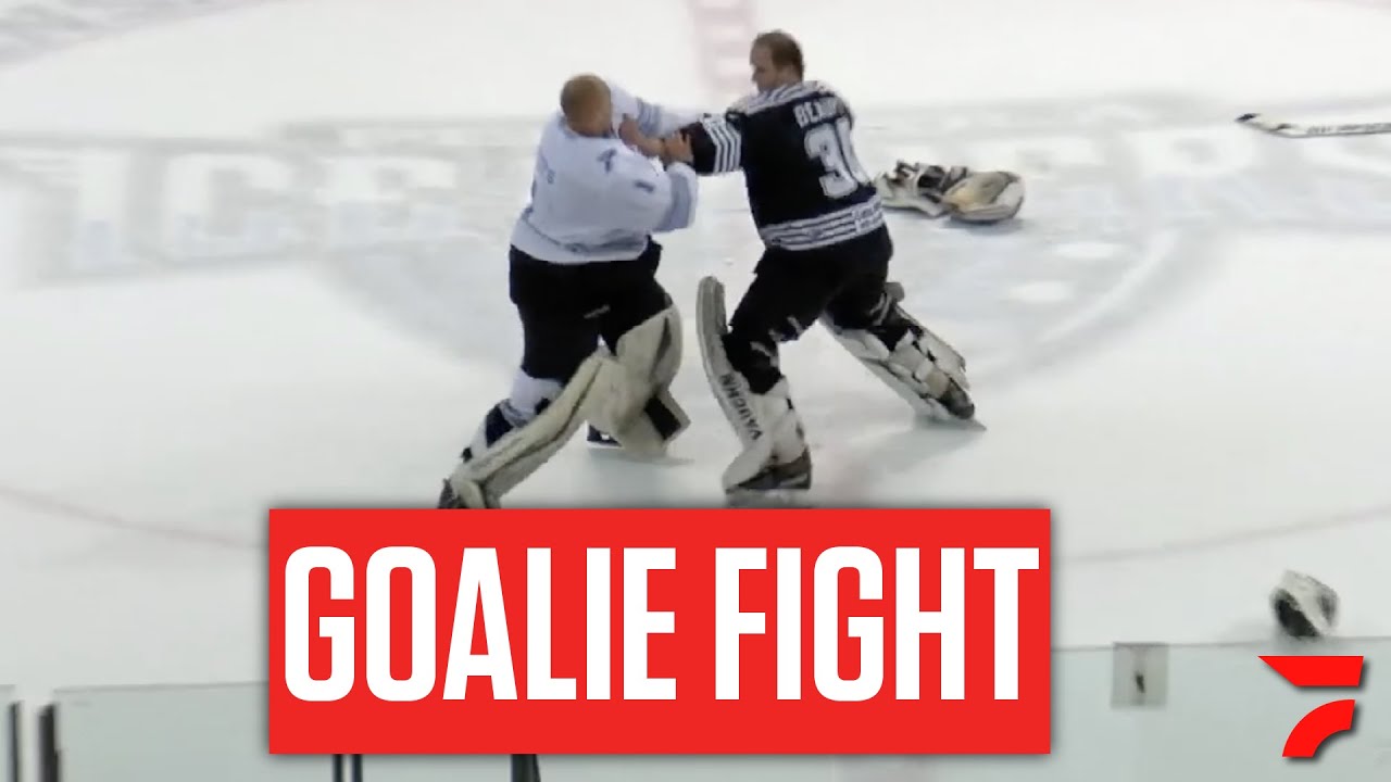 Saturday Night Goalie Fight: Brody Claeys And Mason Beaupit Drop The ...