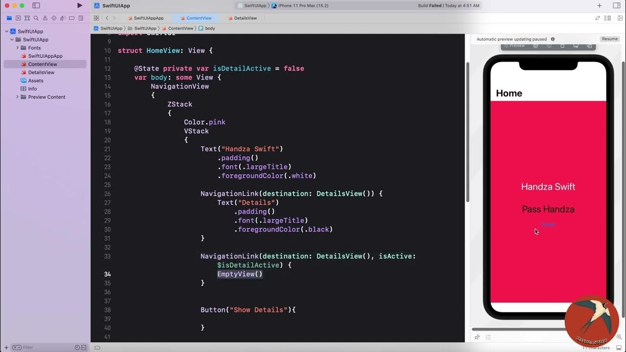 SwiftUI Arabic NavigationView IsActive NavigationLink YouTube swiftui-arabic-navigationview-isactive-navigationlink-youtube