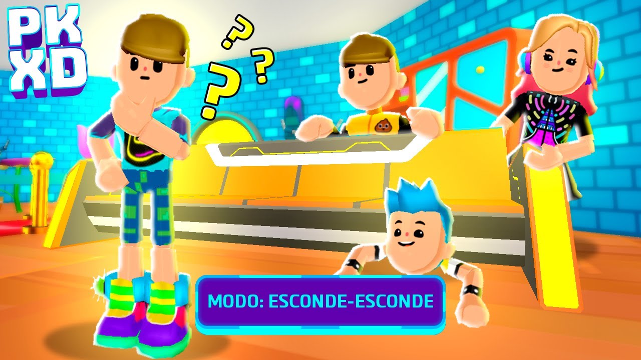 ESCONDE-ESCONDE COM YOUTUBERS NO PK XD - YouTube