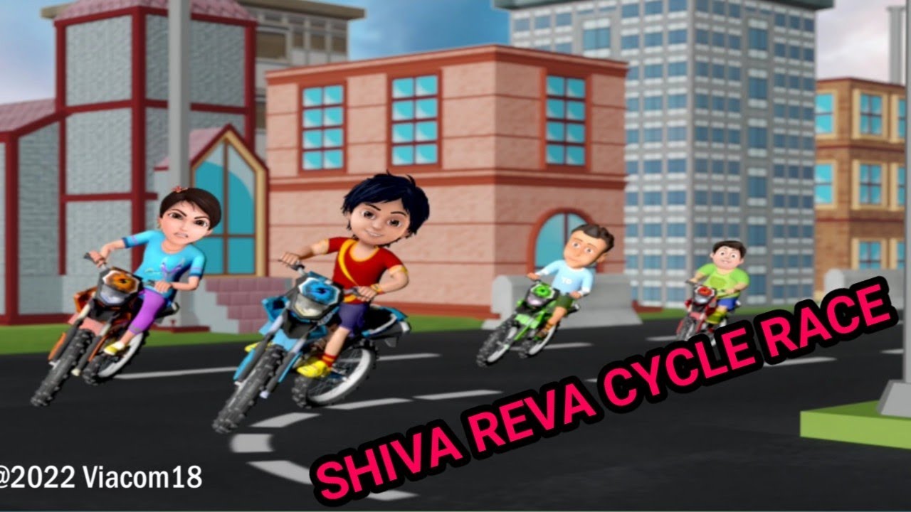 Shiva Reva Jimmy & Three Other Character Cycle Race And Shiva Title ...