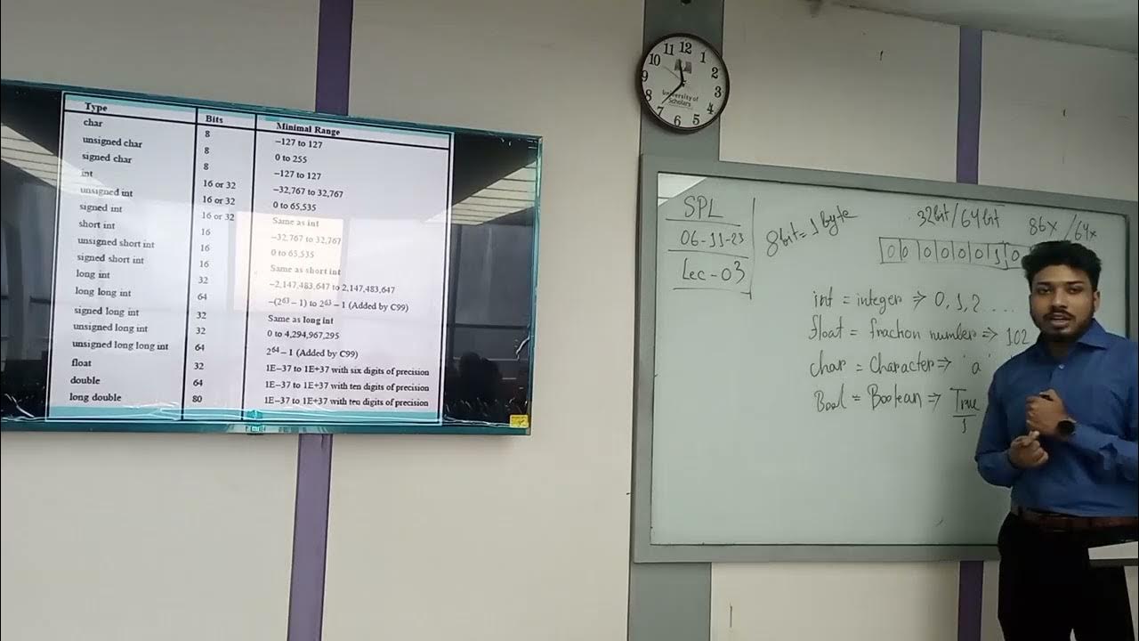 Structured Programming Language | Lecture-03 | CSE |A .Mahmud Joy | University of Scholars - YouTube