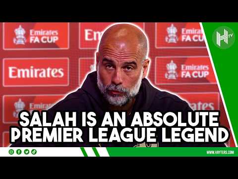 Pep's BRILLIANT Mo Salah tribute | Pep Guardiola | Man City v Liverpool