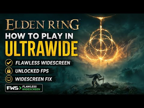 Elden Ring - How to play Ultrawide & Unlock the FPS - Flawless widescreen guide.