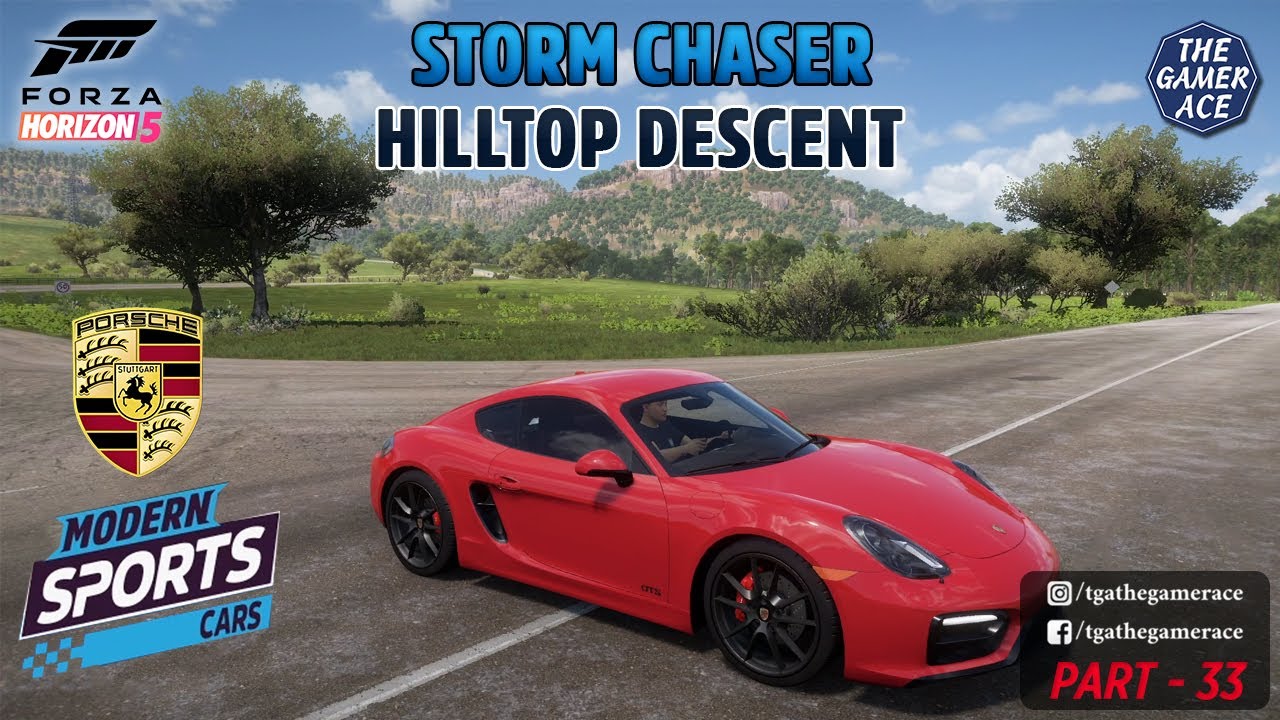 Morden Sports Cars, Storm Chaser, Hilltop Descent, Porsche | Forza Horizon 5 | Gameplay # 33 ...